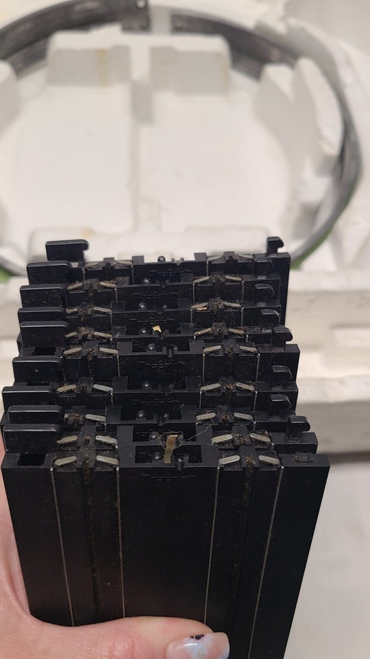 '70s Tyco Nite Glow Double Loop Slot Car Racing Set #8105 2 Cars,Box ...