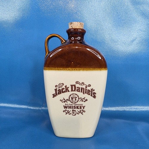 Vintage 9" Unique Jack Daniels Whiskey Stoneware Jug With Original Cork ...