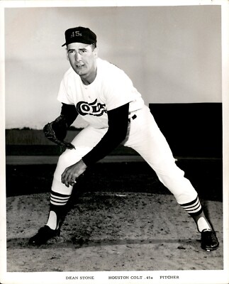 PF11 1962 Original Laughead Photo DEAN STONE HOUSTON COLT .45s PITCHER ...