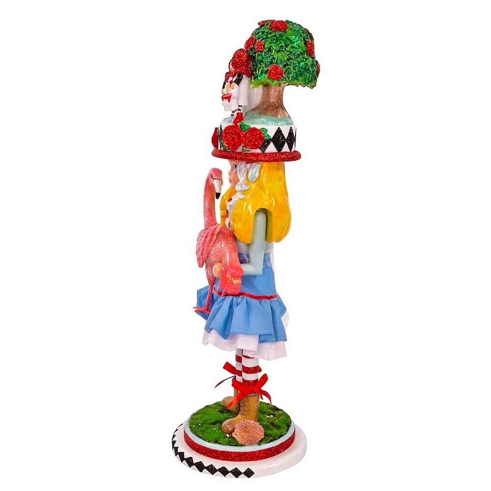 Kurt Adler Hollywood Nutcracker - Alice With Flamingo Christmas ...