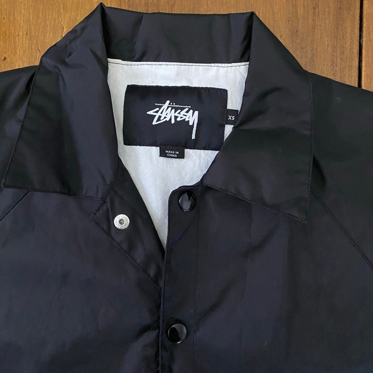 Stussy Coaches Jacket Short Sleeve Windbreaker XS Black | eBay Stussy Coaches Jacket Short Sleeve Windbreaker XS Black | eBay