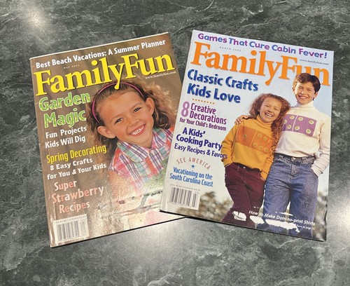 Family Fun Magazine Set Of 2 Vintage March 2003 And May 2002 Creative ...