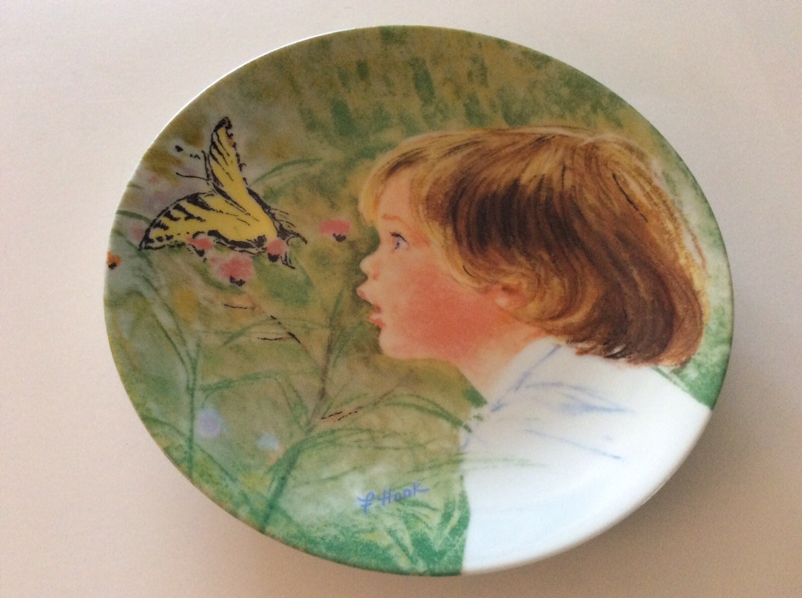 1986 Edwin Knowles " Wonderment " Frances Hook Legacy Plate Number ...