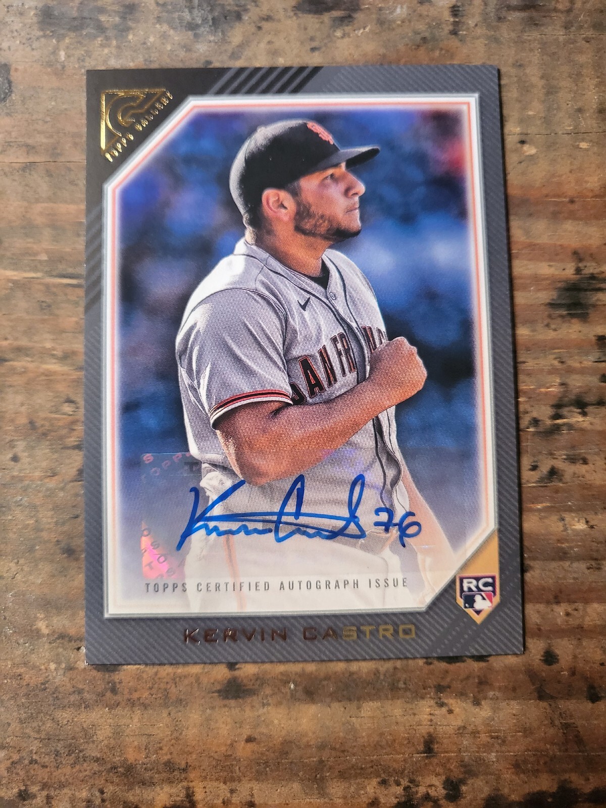 Kervin Castro MLB Topps Gallery RC Rookie 2022 Auto Autograph Giants ...