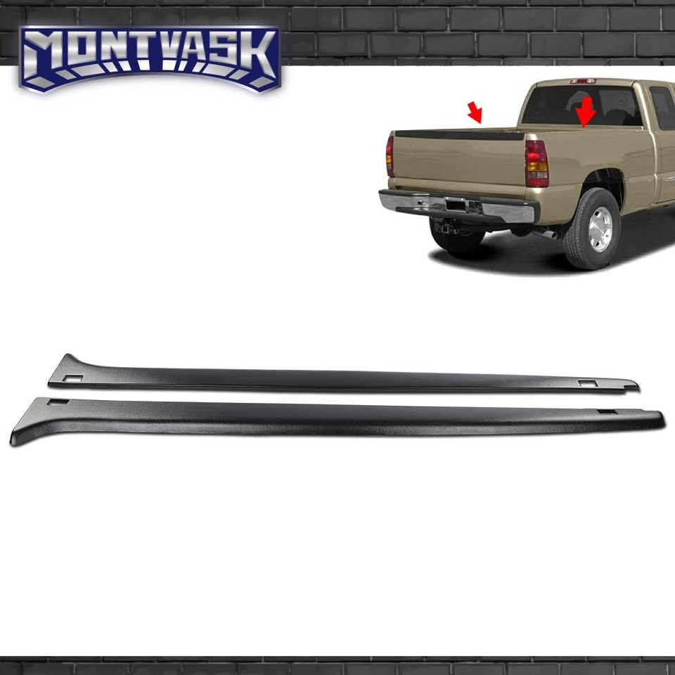 Fit For 99-05 Chevy Silverado GMC Sierra 1500 Bed Rail Caps Stepside ...