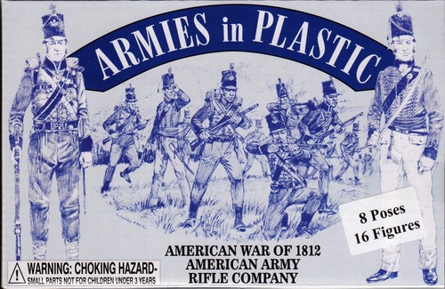Armies in Plastic: War of 1812 American Rifle Company - 1/32 Scale ...