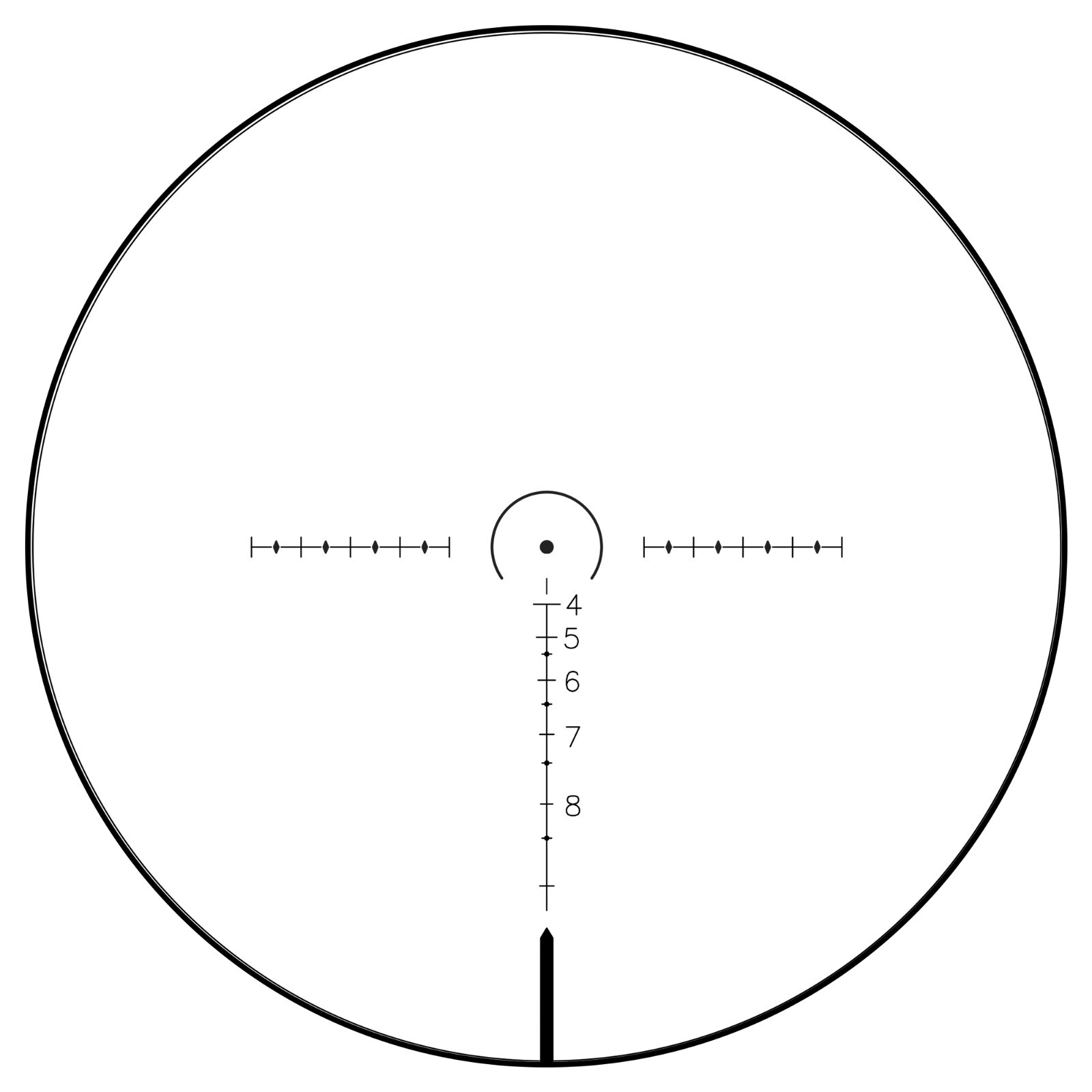 Sniper PM4X40 Prism Scope Red Dot scope with Red and Green Illuminated ...