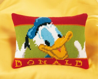 Diy Needlepoint Cross Stitch "Donald Duck". Embroidery Kit. Unprinted ...