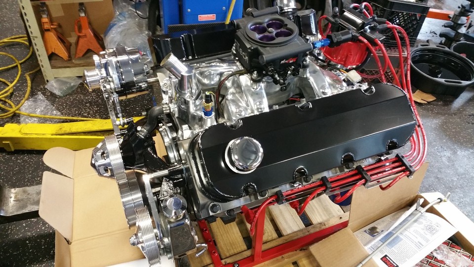 BBC 454/ 496 STROKER EFI CHEVY TURN KEY ENGINE ALUM HEADS 639+HP ...