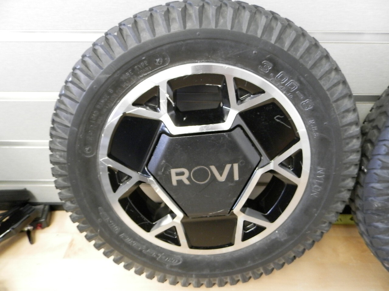 PAIR Rovi X3 Power Wheelchair 3.00-8 Drive Wheels Tires Cheng Shin Flat ...