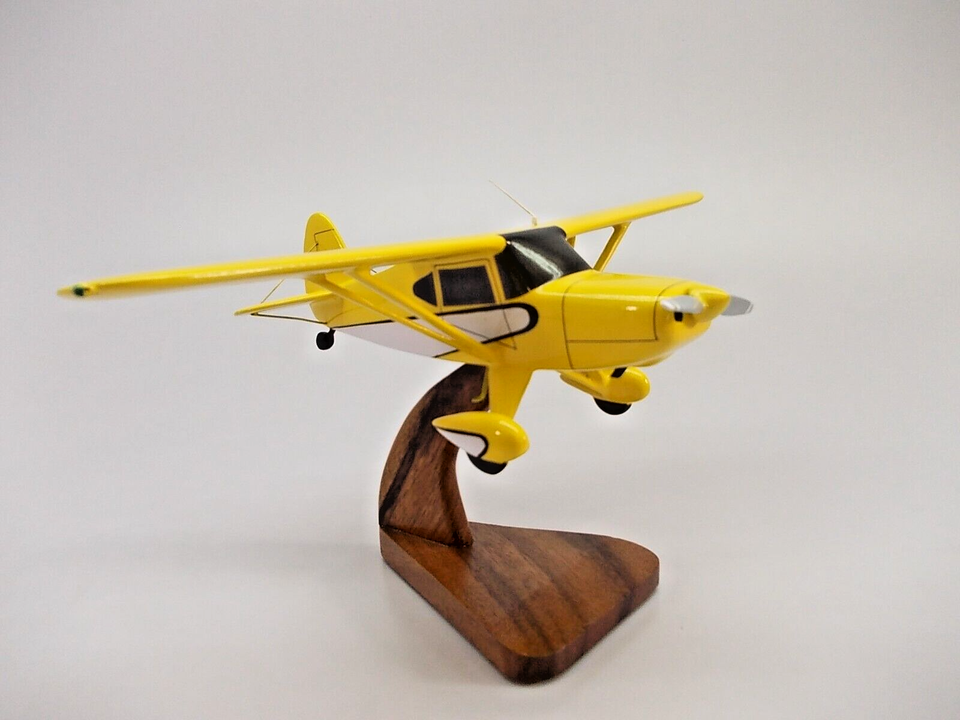 PA-22 Tri-Pacer Colt Piper PA22 Airplane Desktop Kiln Dried Wood Model ...