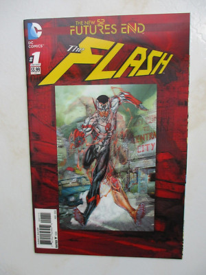 The Flash Futures End #1 Comic Book Lenticular Cover New 52 DC 2014 ...