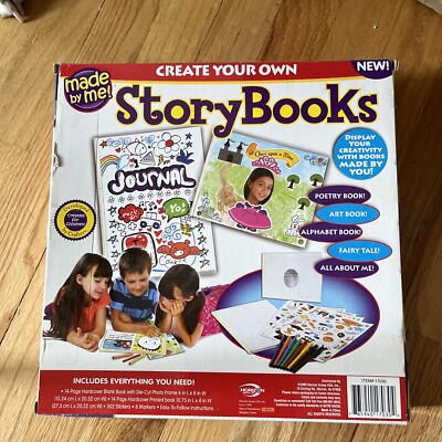 Made by Me Create & Illustrate Your Own Story Books Ages 5+ New Gift ...