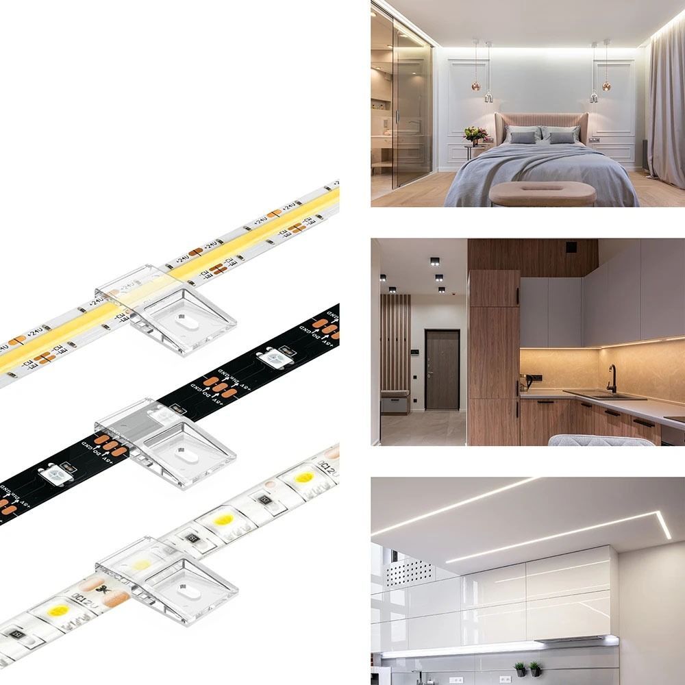 WS2812B WS2811 10mm PCB LED Light Strip Clip Wire Bundle Holder | eBay ...