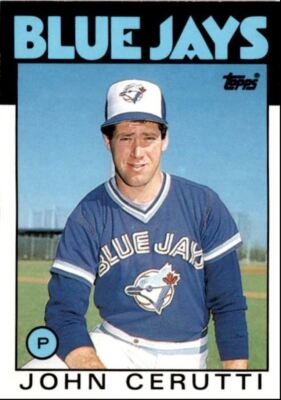 1986 Topps Traded John Cerutti P Toronto Blue Jays #23T | eBay