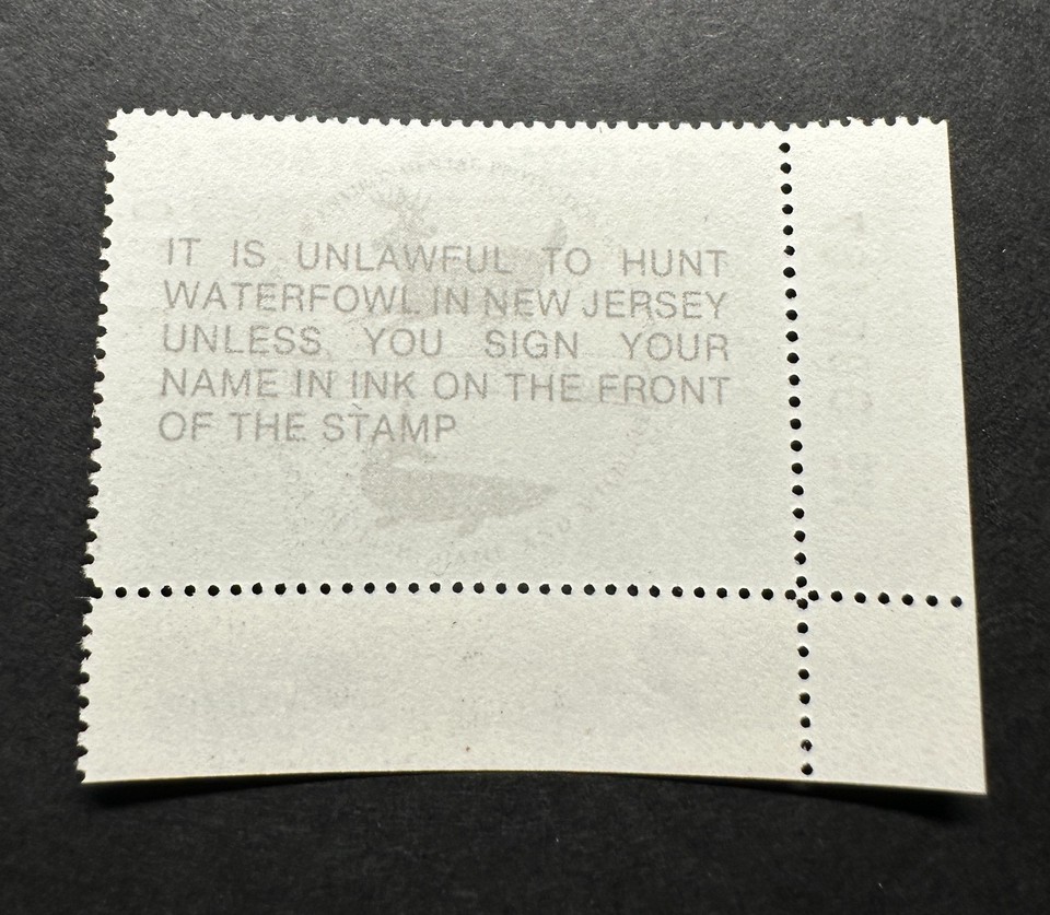 WTDstamps - 2000 NEW JERSEY - State Duck Stamp - Mint OG NH **REMARQUE ...