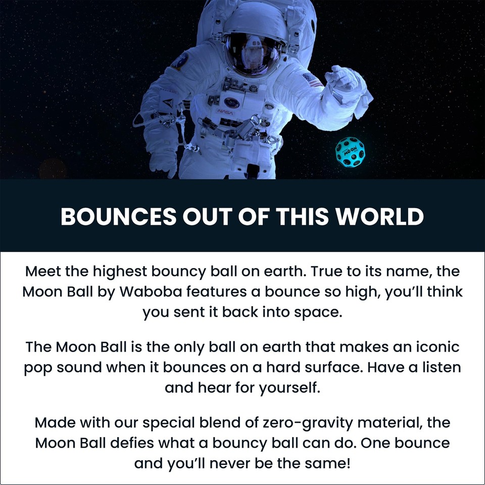 Moon Ball Gradient Hyper Bouncy Ball - All Ages Extreme Bounce and Fun - Supe... | eBay