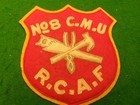 RCAF No.8 Construction maintenance felt patch CMU 6"x6" Royal Canadian ...