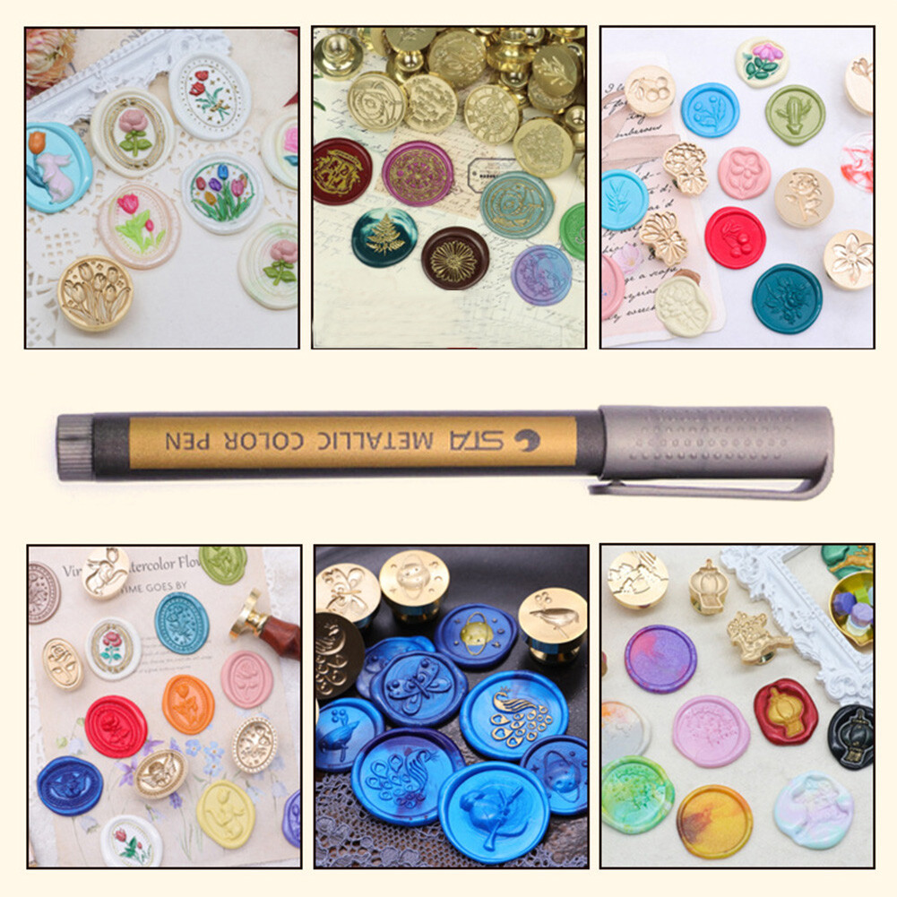 Fire Paint Markers Invitation Decor Color Markers for Metal Rubber ...