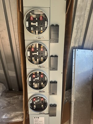 3MM412R EATON 800 AMP 120/208V 3 PHASE 1 PHASE, METER- BASE 125 ...