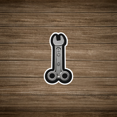 Mechanic Wrench Sticker - Tool Decal #2725 | eBay
