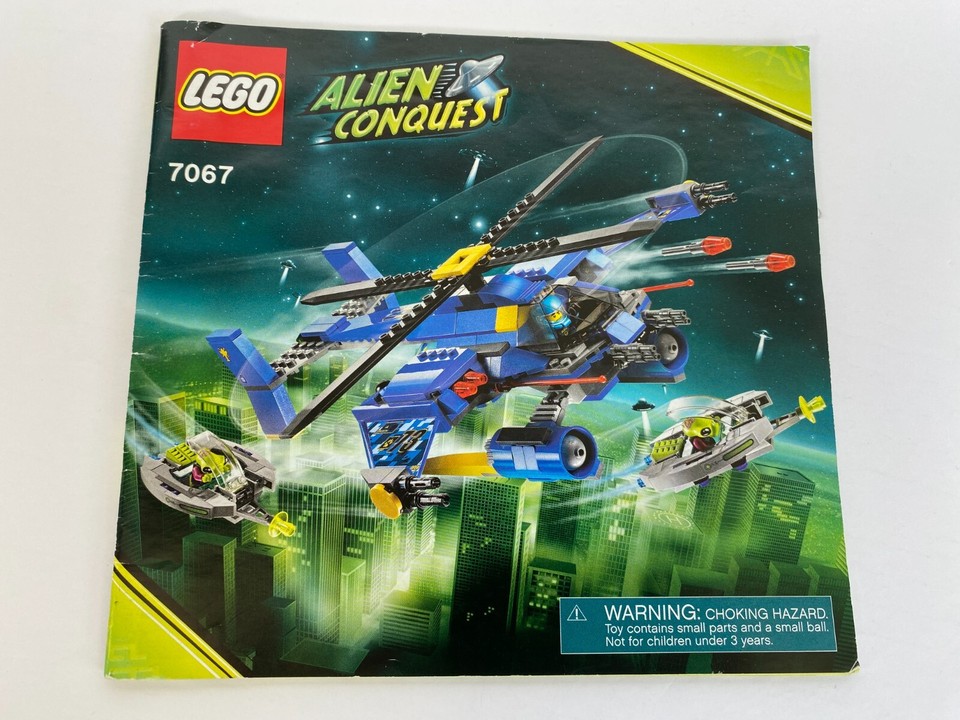 Lego set 7067 Jet-Copter Encounter - 372 Pcs - 2 Figs - Space - Alien ...