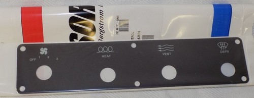 Dash Label Heater System Fan Vent Defrost US Military FMTV LMTV 2.5 Ton ...