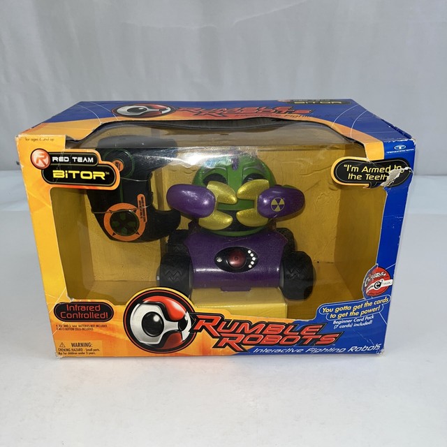Complete Rumble Robots BiTor Red Team Interactive Fighting Robot 83328 ...