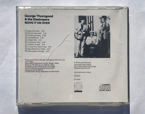 George Thorogood & The Destroyers – Move It On Over (CD) ☆*NEAR MINT ...