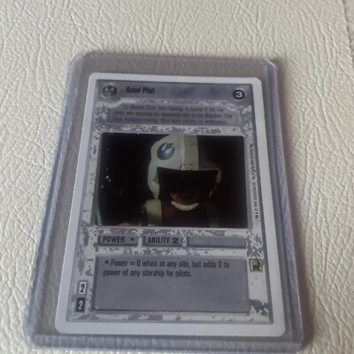 SWCCG: Rebel Pilot Premiere SW Star Wars CCG Decipher WB | eBay