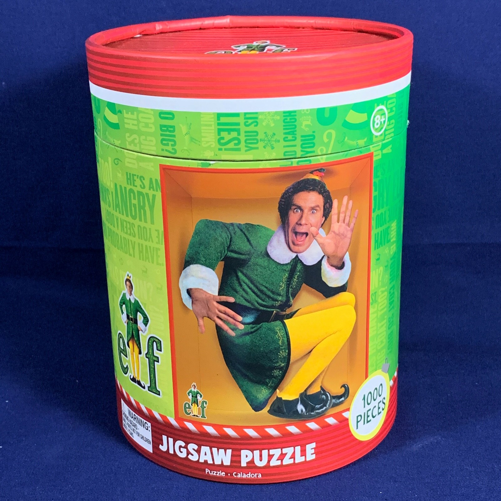 ELF IN A BOX Paladone Jigsaw Puzzle UK Will Farrell BUDDY 30x24 ...
