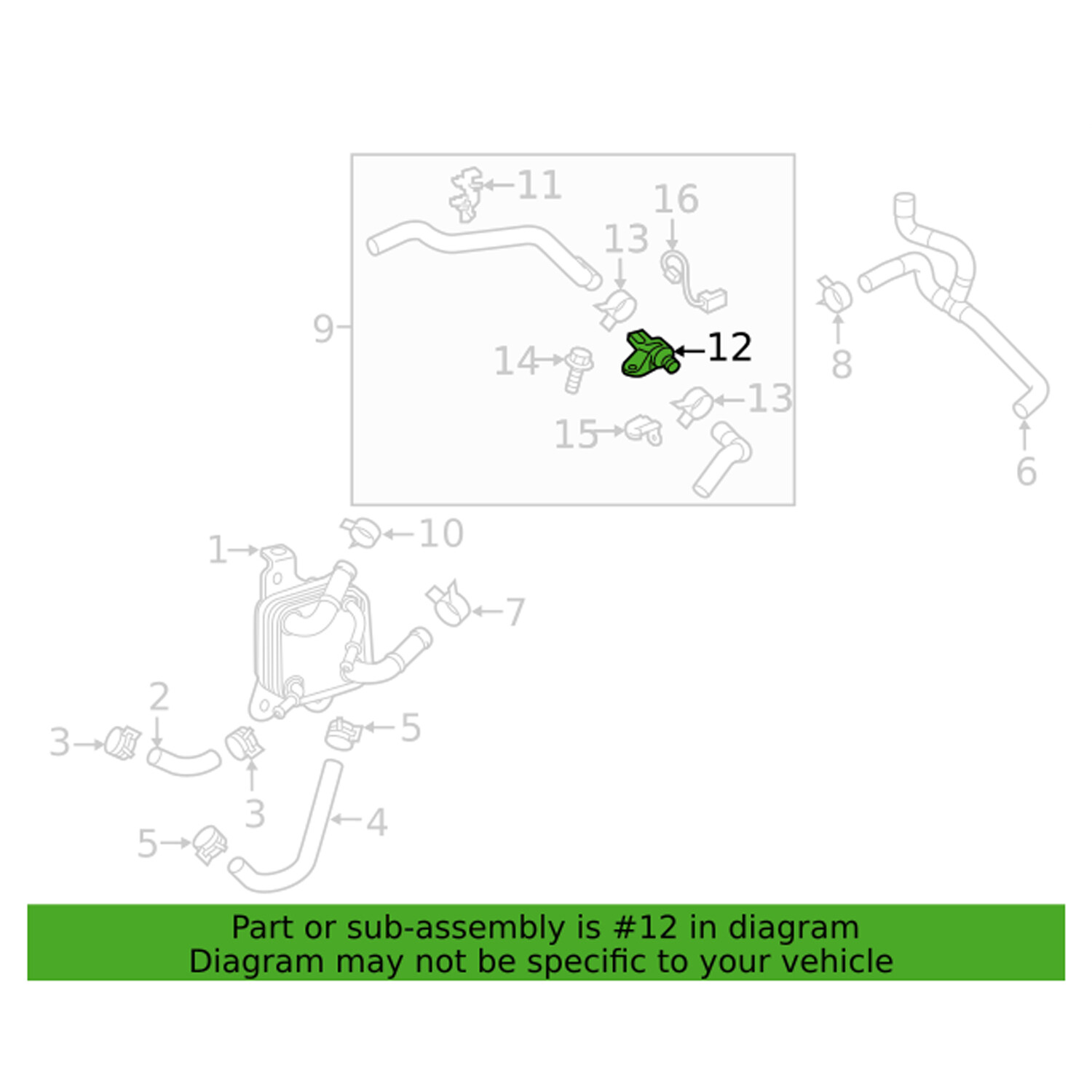 Genuine OEM Water Control Valve For Toyota RAV4 2.5 L4 2019-2023 ...