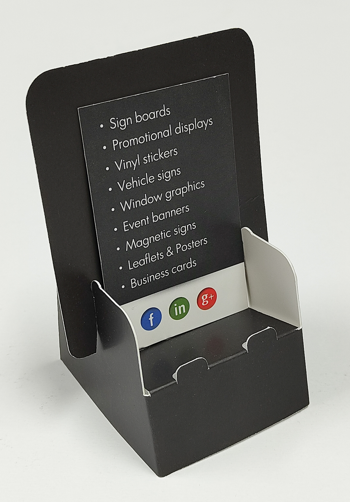 Black Cardboard Business Card Holder Pack of 10, 25, 50 | eBay UK