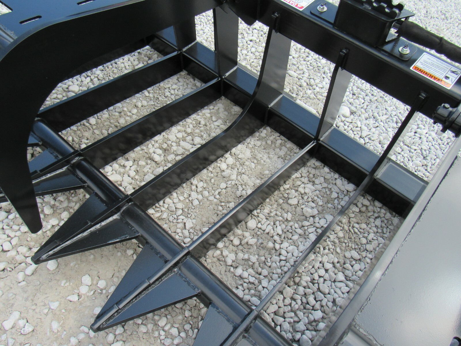 72" Heavy Duty Root Rake Grapple Bucket Attachment Fits Skid Steer ...