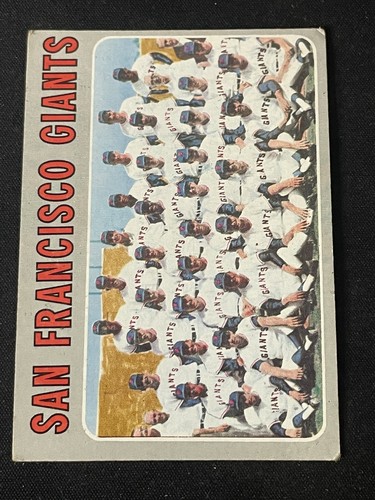 1970 Topps #696 San Francisco Giants Team Card | eBay
