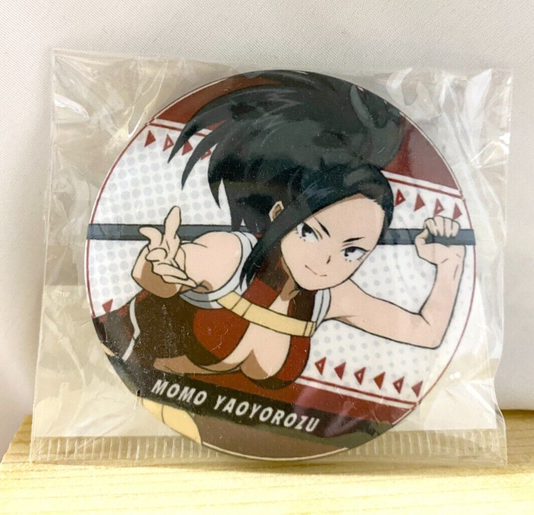 Momo Yaoyorozu My Hero Academia MHA Button Badge Bandai Namco Toei Rare ...