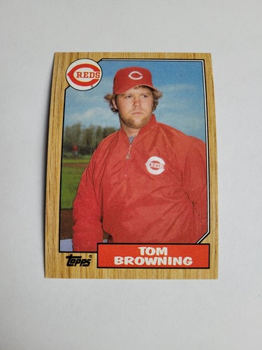 1987 Topps Baseball #65 Tom Browning | eBay