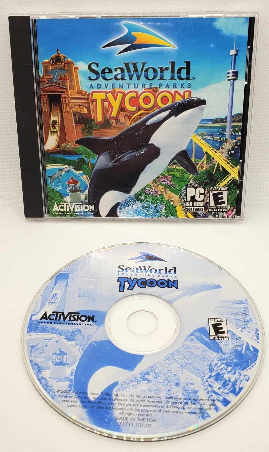 (PC, 2005) *SeaWorld Adventure Parks Tycoon* Game Jewel Case -Play ...