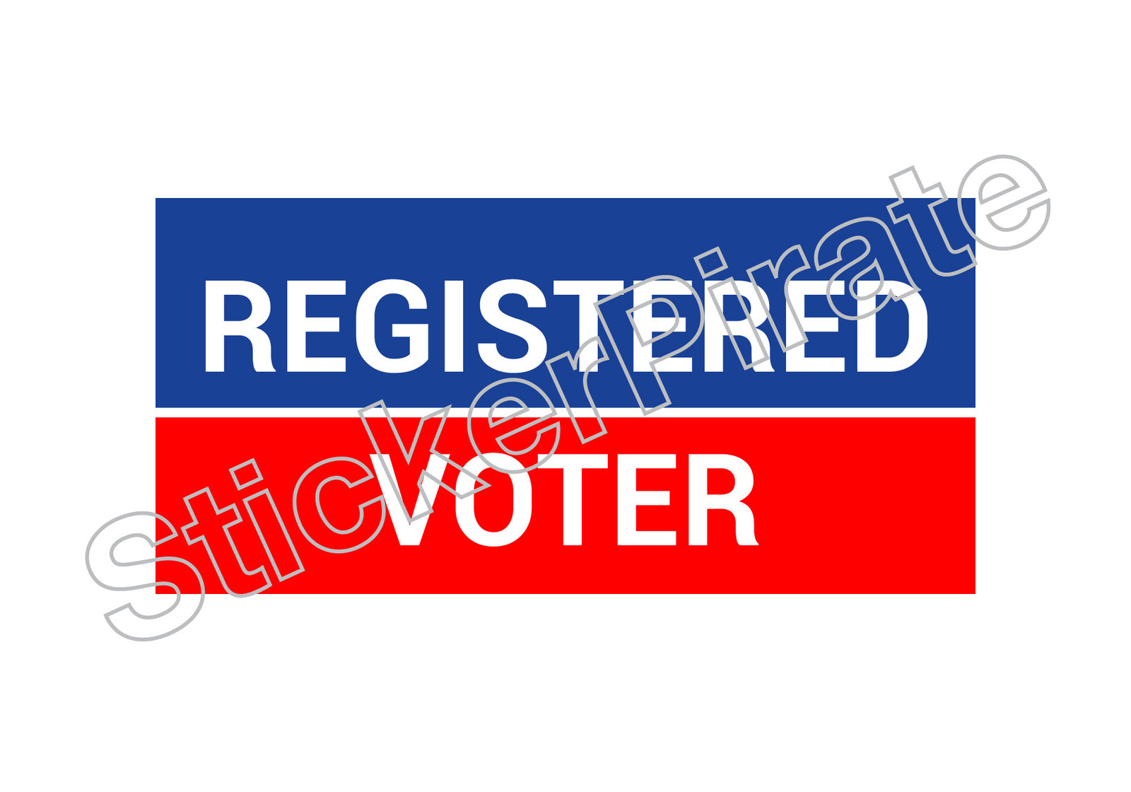 * Car Magnet * Registered Voter TRM 172 | eBay