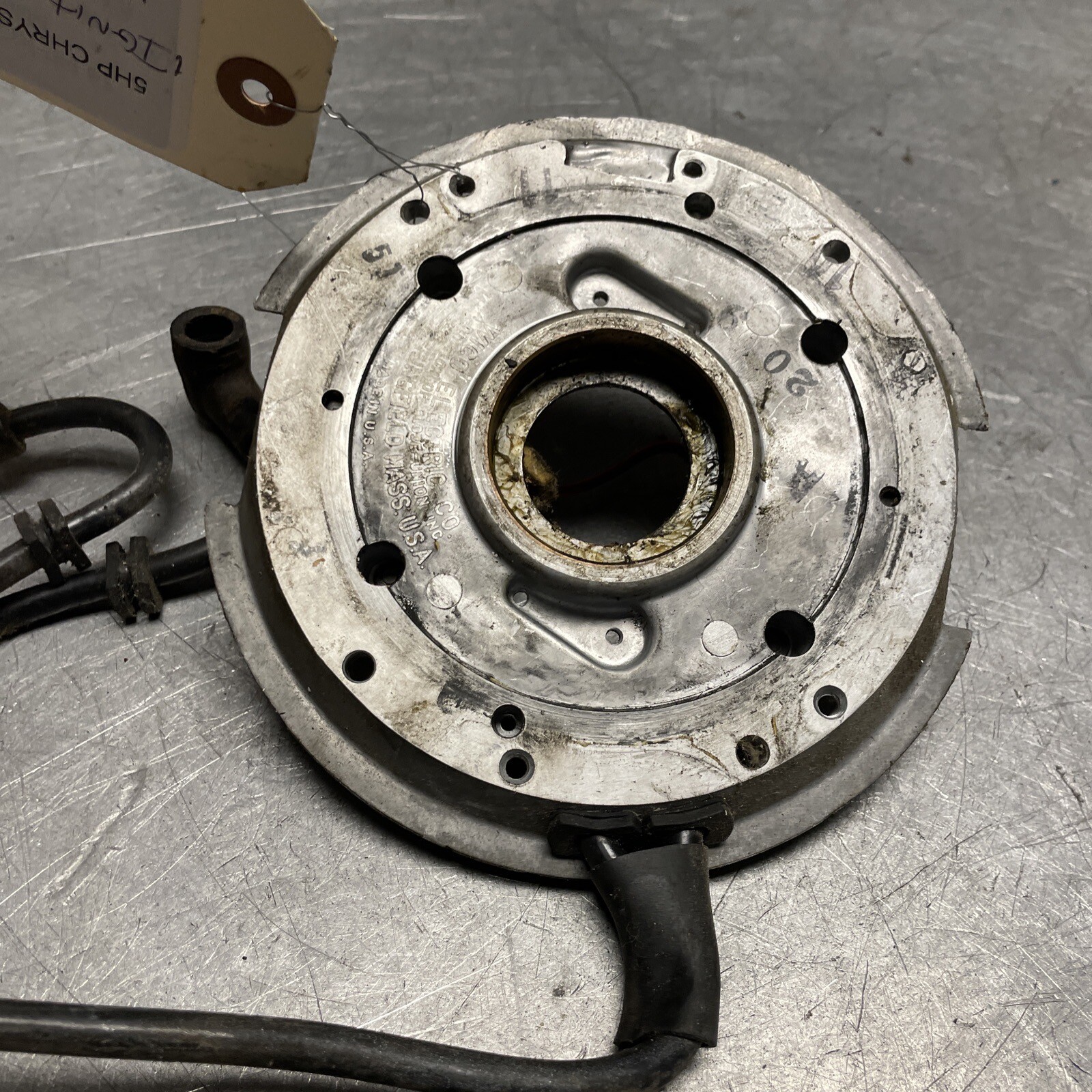 OEM GOOD USED 5HP CHRYSLER 52HA-3708 OUTBOARD IGNITION PLATE WICO | eBay