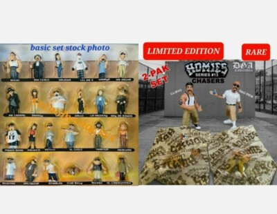 HOMIES SERIES 13 24 PIECE BAGGED FIGURE SET + 2 RARE LIMITED EDITION ...