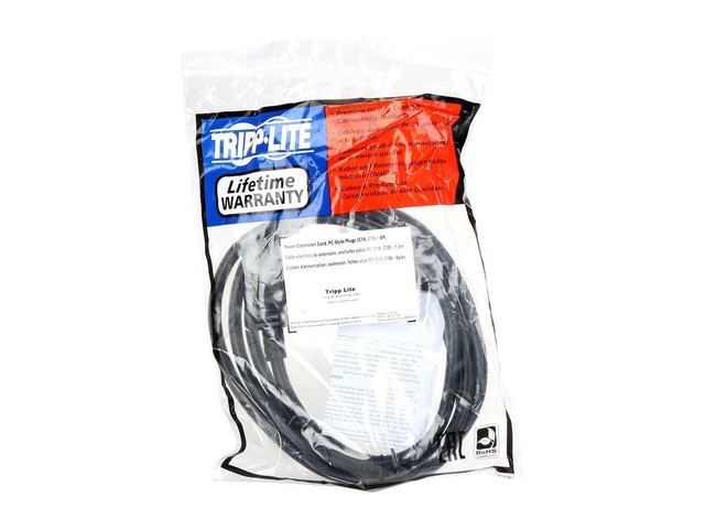 Tripp Lite 6ft Power Cord Cable C19 to C16 Heavy Duty 15a 14awg for ...