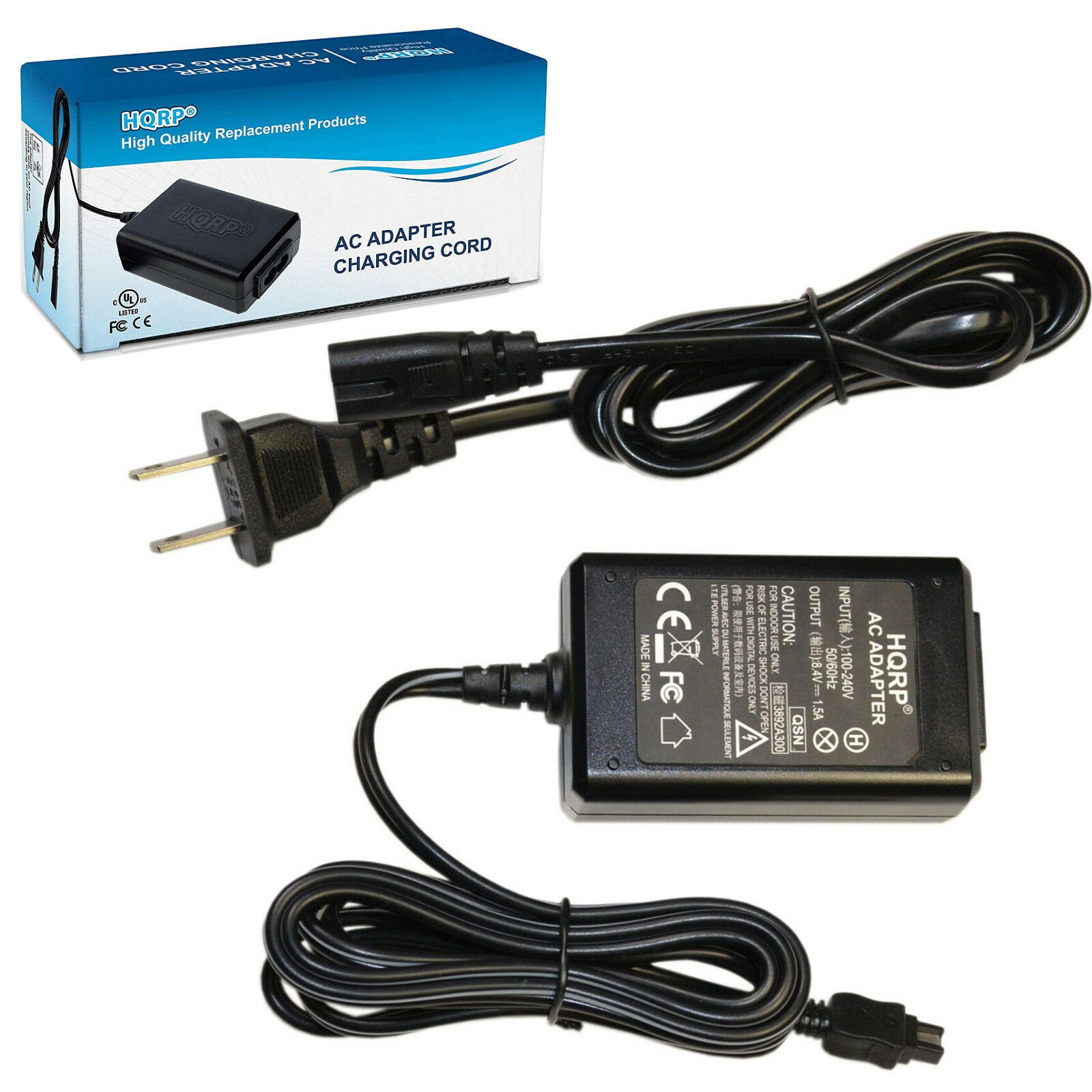 HQRP AC Adapter for Sony Handycam HDR-CX110 HDR-CX130 HDR-CX110E HDR ...
