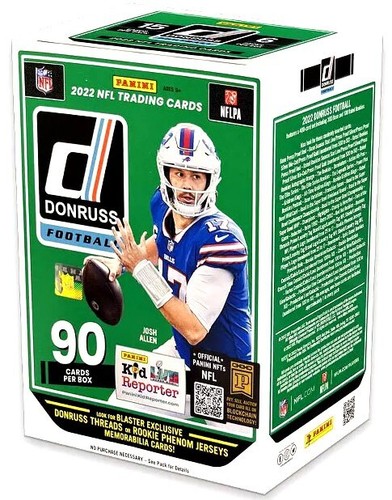 Panini 2022 NFL Donruss Football Trading Card Blaster Box (90 Cards ...