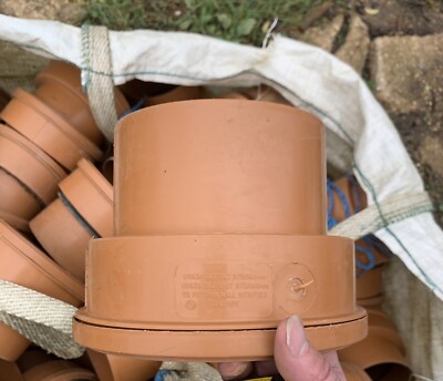 Polypipe UG634 160mm Super Clay Pipe to Socket PVC Adaptor | eBay