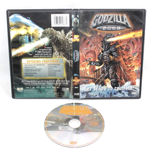 Godzilla 2000 DVD UFO Alien Monster 93 Minutes Get Ready to Crumble | eBay