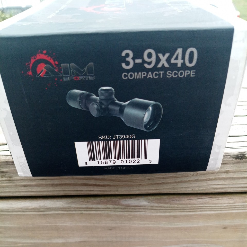 3-9X40 Tactical P4 Sniper Reticle Compact Rifle Scope with Free Scope ...