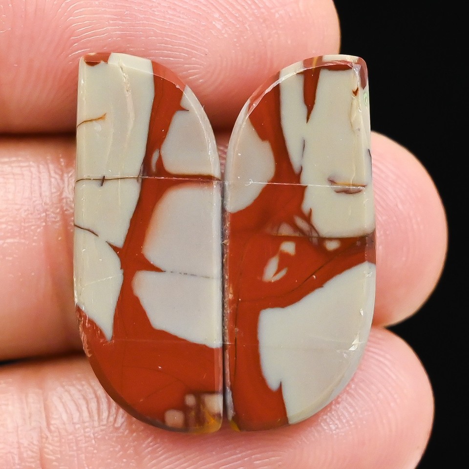 23.30Cts Natural Noreena Jasper Fancy Pair Cabochon Loose Gemstone ...
