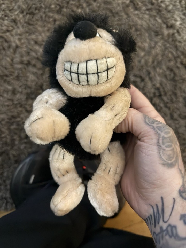 Dennis & Gnasher Soft Toy x2 Dennis The Menace The Beano Plush Vintage ...