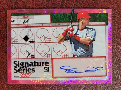 Taylor Ward 2019 DONRUSS "SIGNATURE SERIES" AUTO #SS-TW LOS ANGELES ...